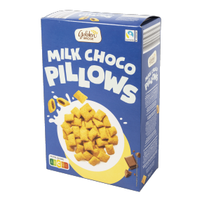 Milk chocolate pillows GOLDEN BRIDGE® bon marché chez ALDI