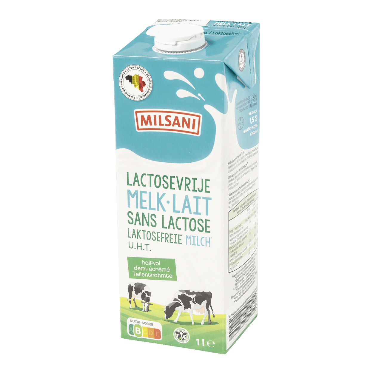 Lait demi-écrémé sans lactose MILSANI® bon marché chez ALDI