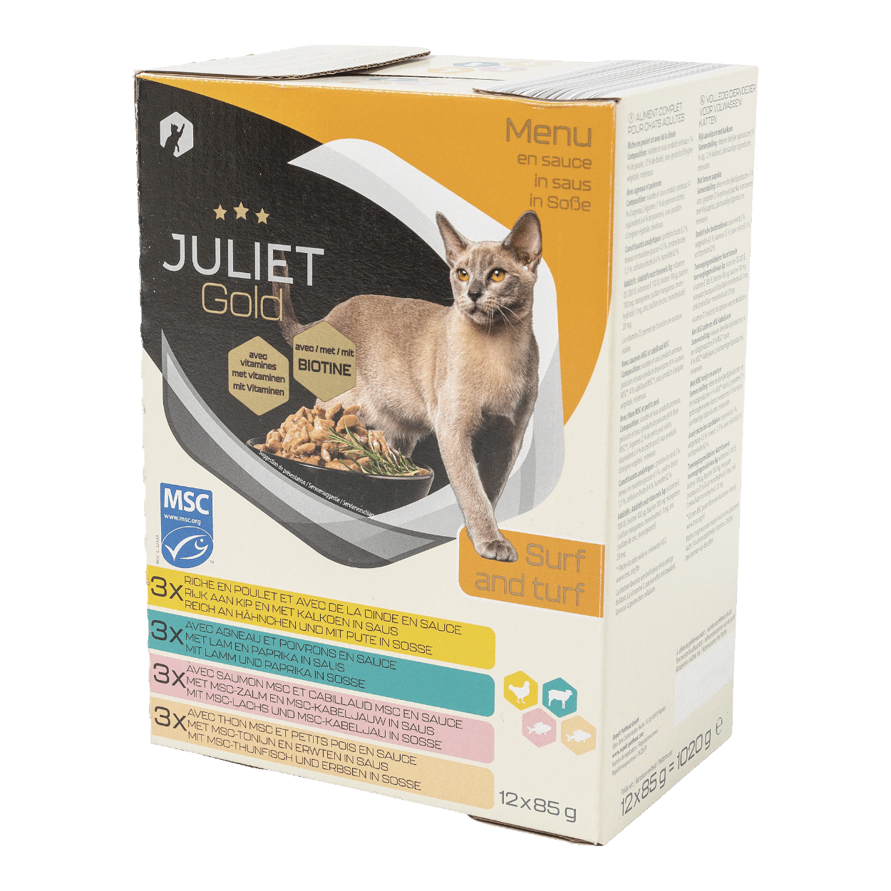 Premium-Katzenfutter, 12 St. JULIET® günstig bei ALDI
