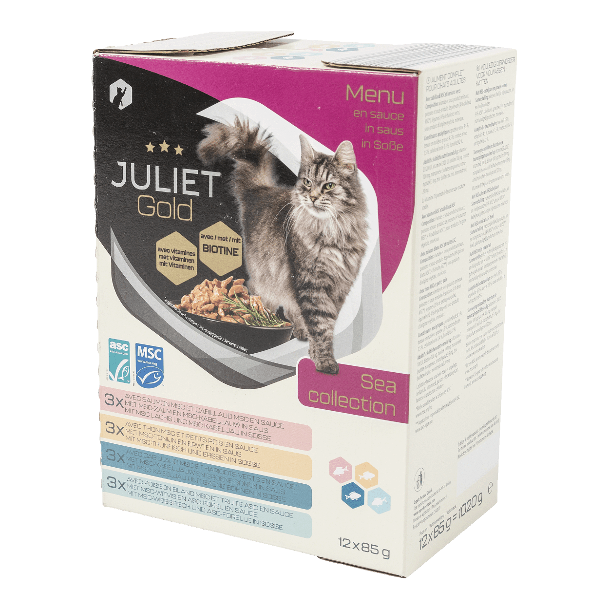 Aliment premium pour chats, 12 pcs JULIET® bon marché chez ALDI
