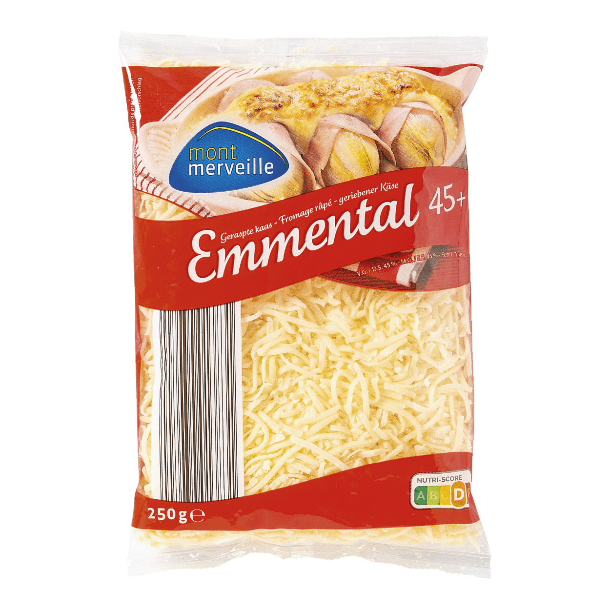 Emmental râpé MONT MERVEILLE® bon marché chez ALDI