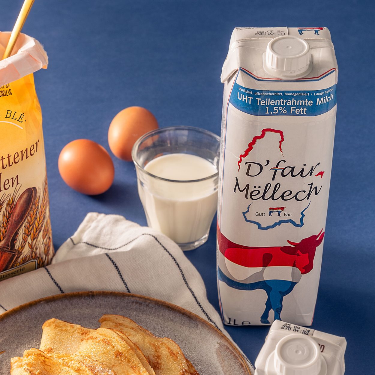 Teilentrahmte Milch D'FAIR MËLLECH® günstig bei ALDI