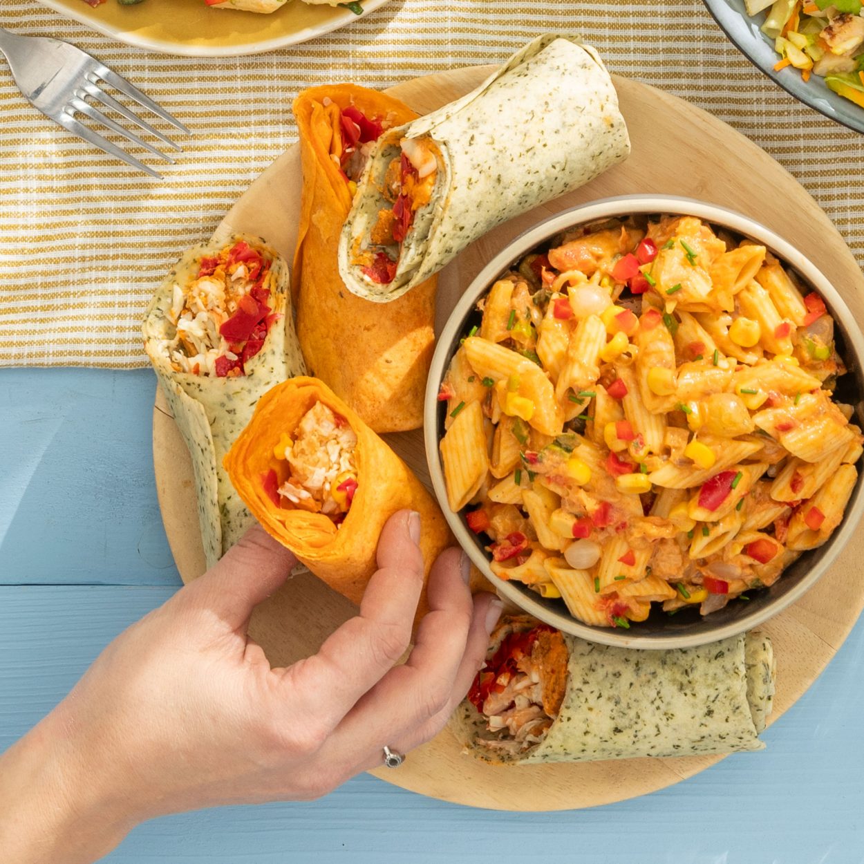 Wraps farcis bon marché chez ALDI