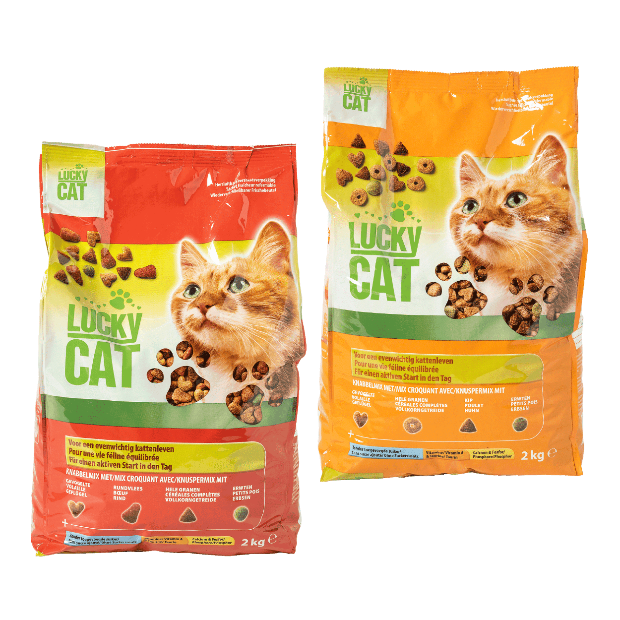 Croquettes pour chat, 2 kg LUCKY CAT® bon marché chez ALDI