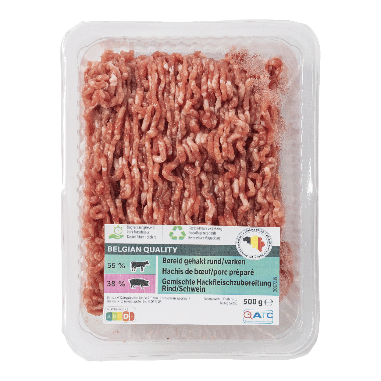 Gemischte rinder- und Schweinehackfleisch günstig bei ALDI