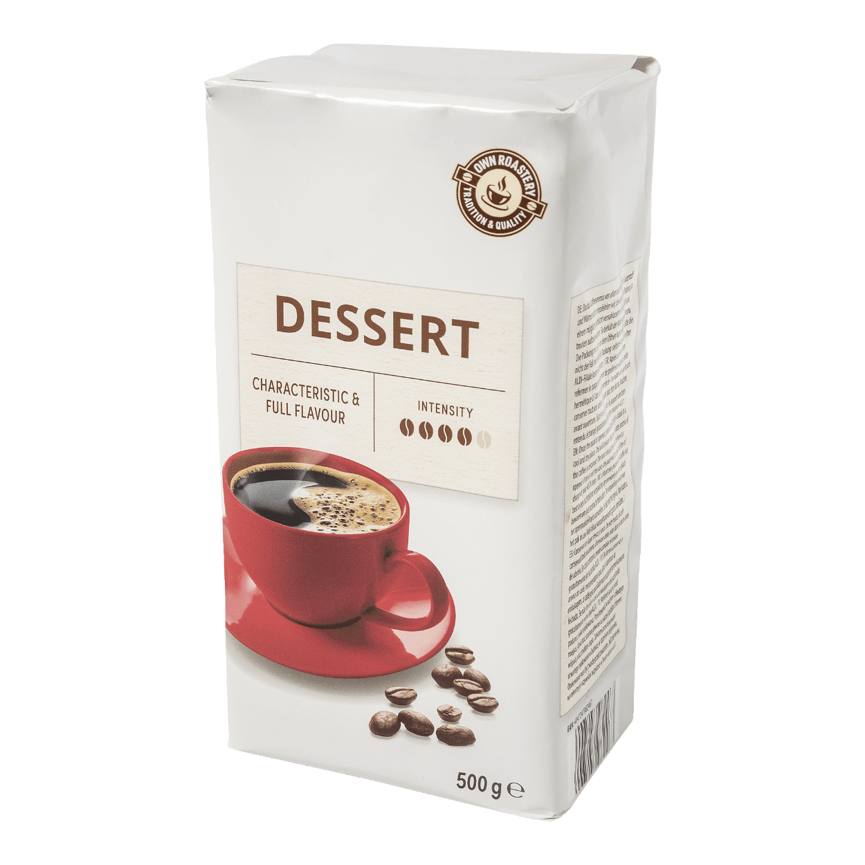 Café moulu dessert bon marché chez ALDI