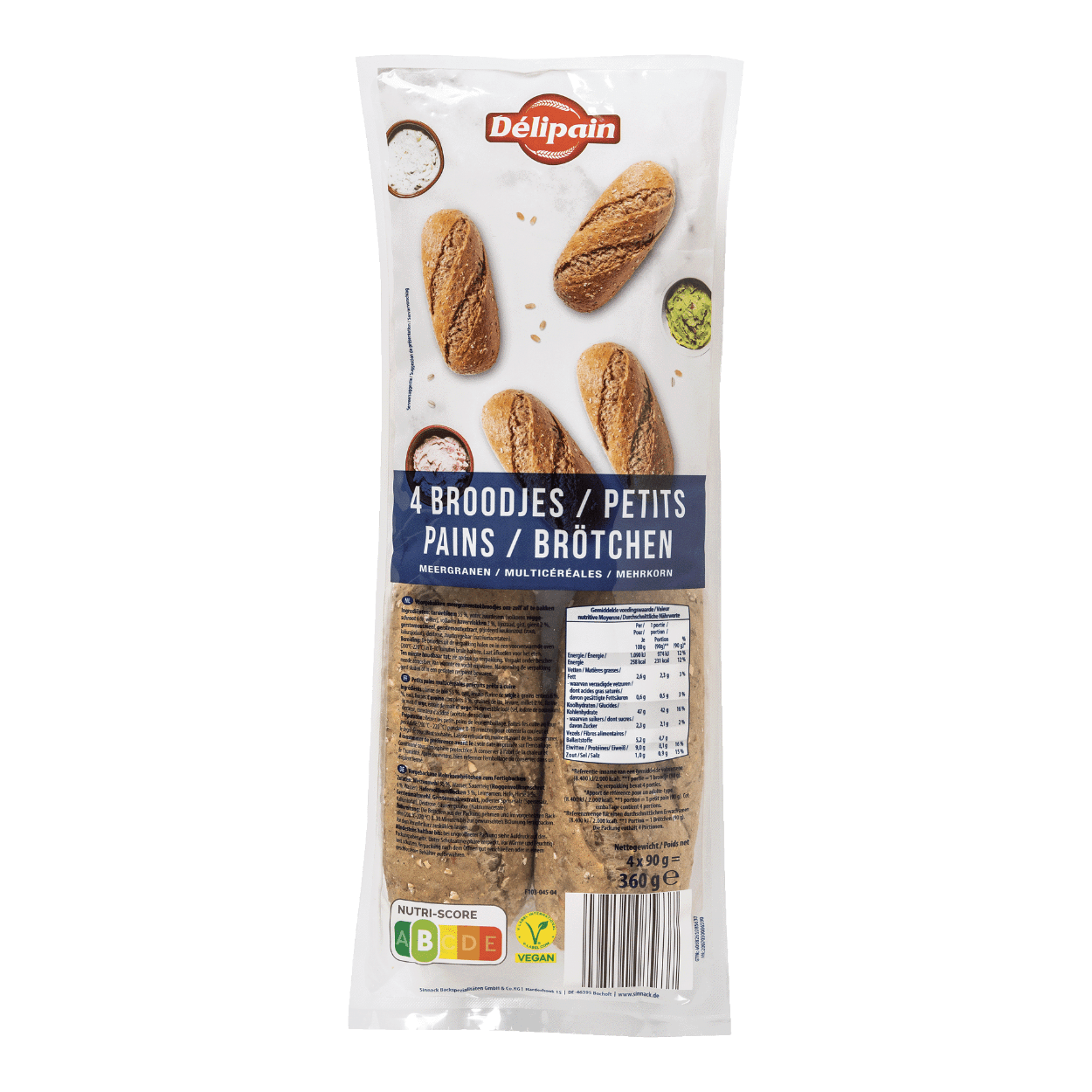Mehrkornbrötchen oder -baguettes DÉLIPAIN® günstig bei ALDI