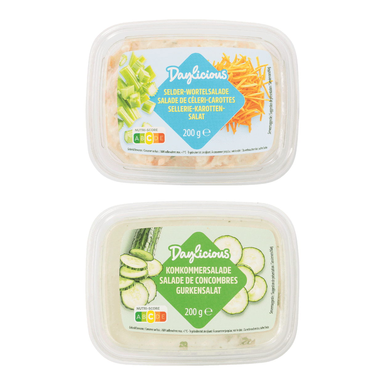 Sellerie-Karotten- oder Gurkensalat DAYLICIOUS® günstig bei ALDI