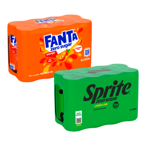 Fanta zero ou Sprite zero, 8 pcs bon marché chez ALDI