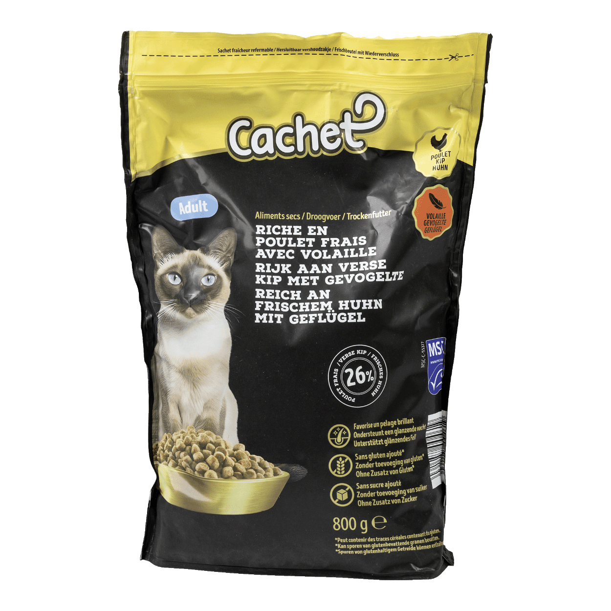 Aliment sec premium pour chats CACHET® bon marché chez ALDI