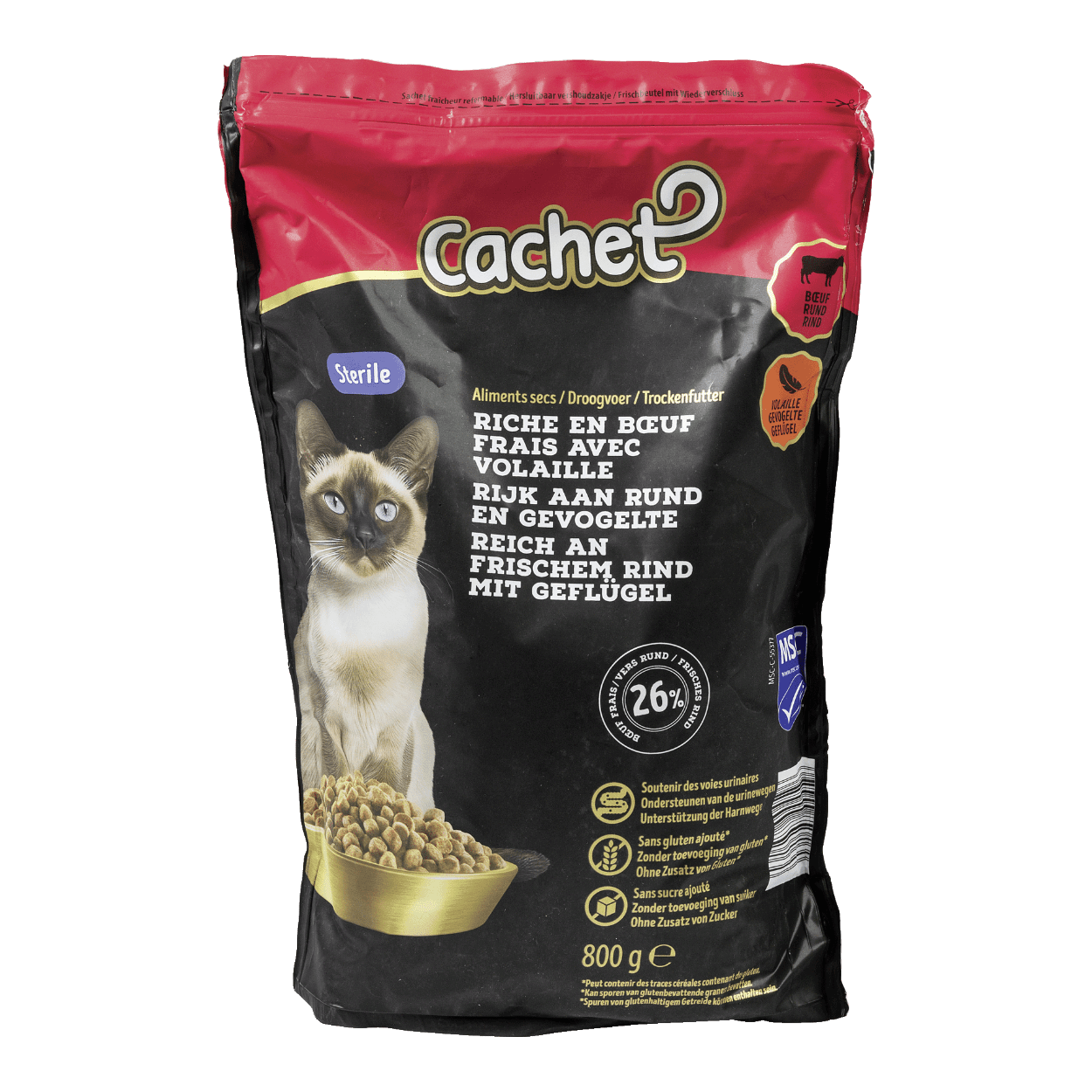 Aliment sec premium pour chats CACHET® bon marché chez ALDI