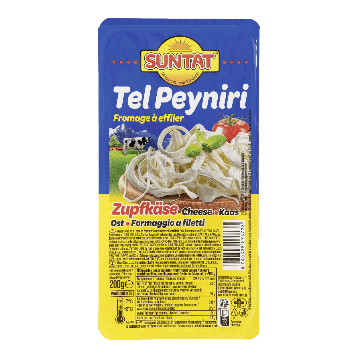 Fromage à effiler SUNTAT® bon marché chez ALDI