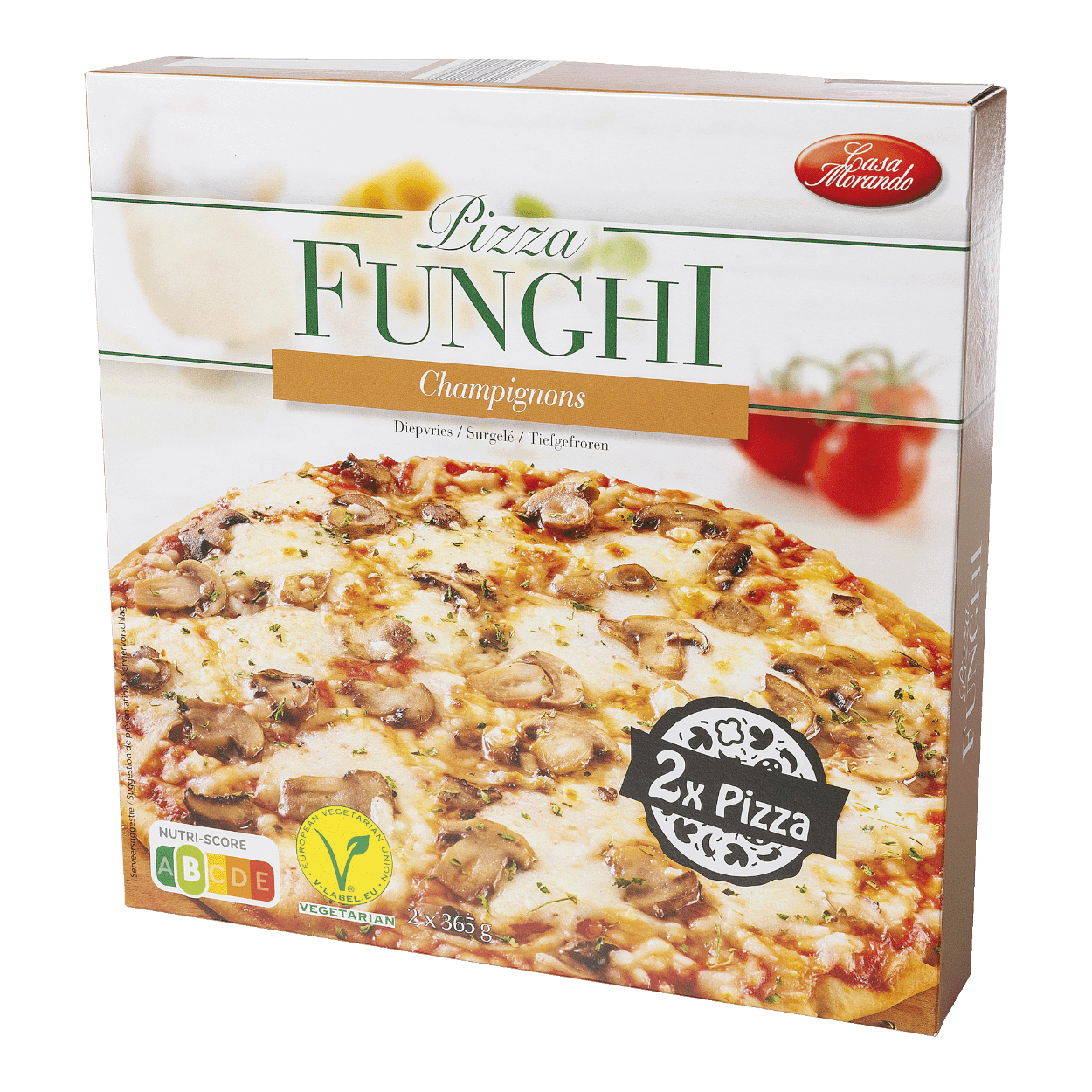 Pizza funghi, 2 pcs CASA MORANDO® bon marché chez ALDI