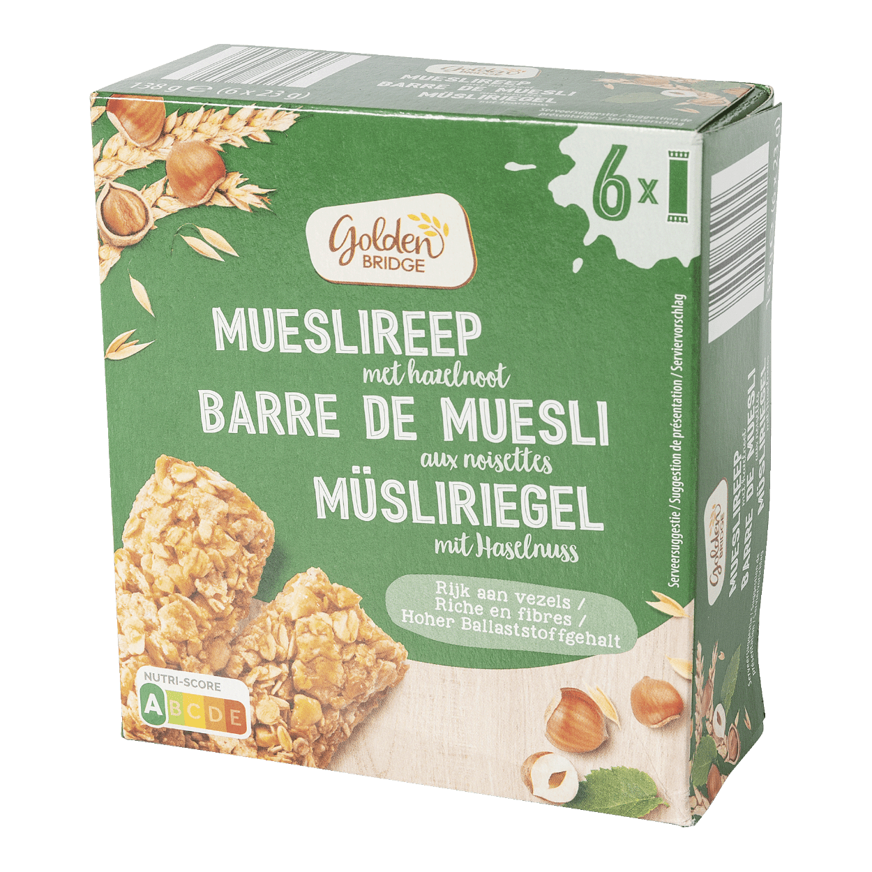 Barres muesli, 6 pcs GOLDEN BRIDGE® bon marché chez ALDI