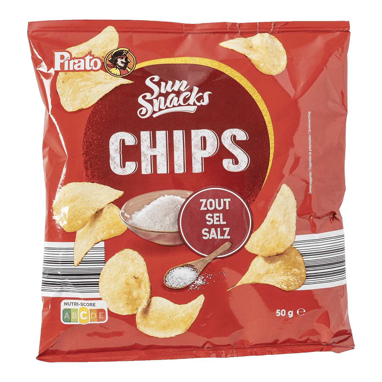 PIRATO®/SUN SNACK® Chips au sel bon marché chez ALDI