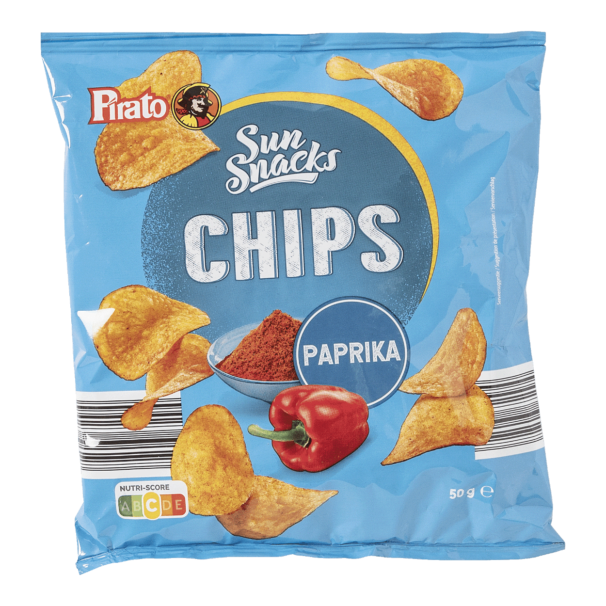PIRATO®/SUN SNACK® Chips au paprika bon marché chez ALDI