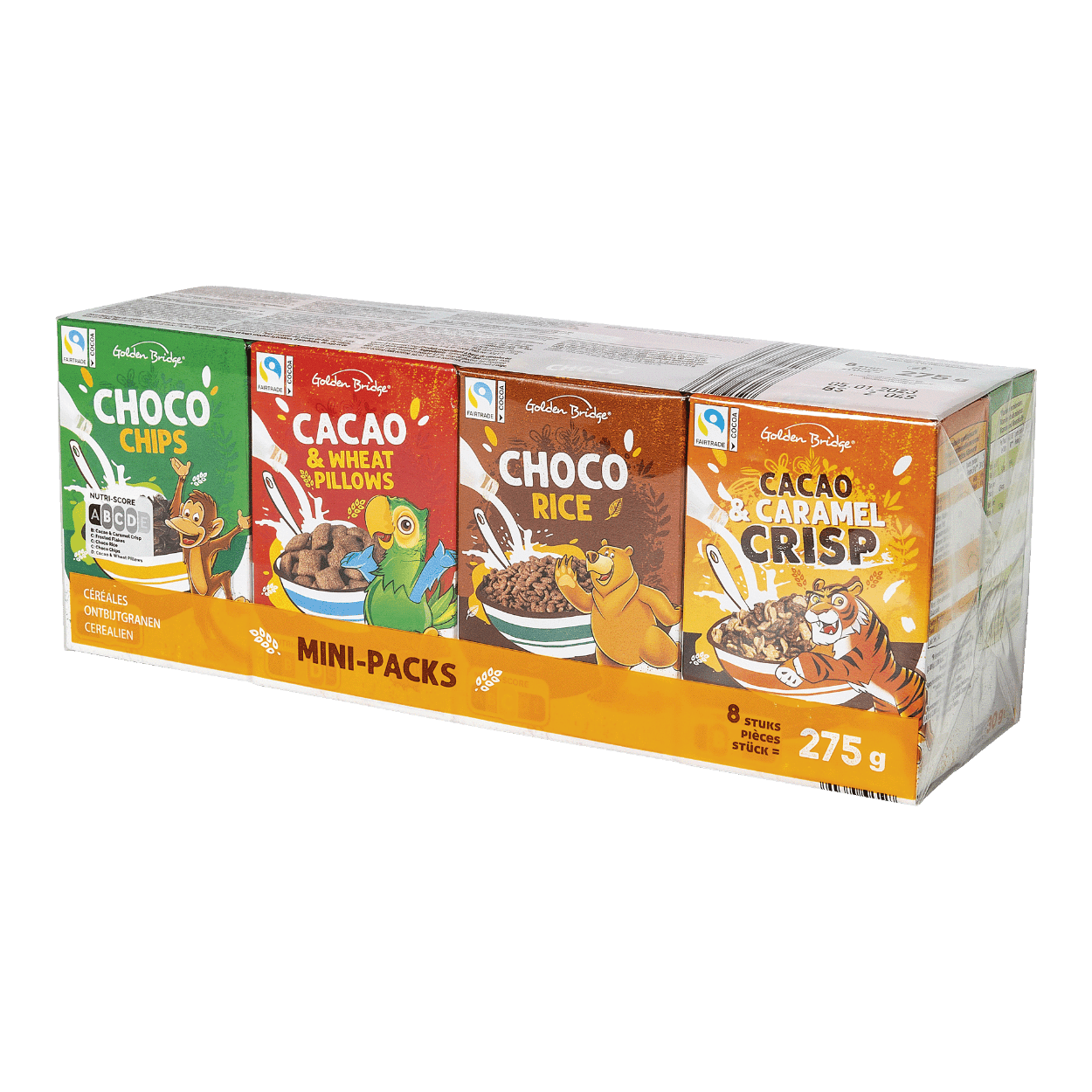GOLDEN BRIDGE® Frühstückscerealien, 8er-Packung günstig bei ALDI