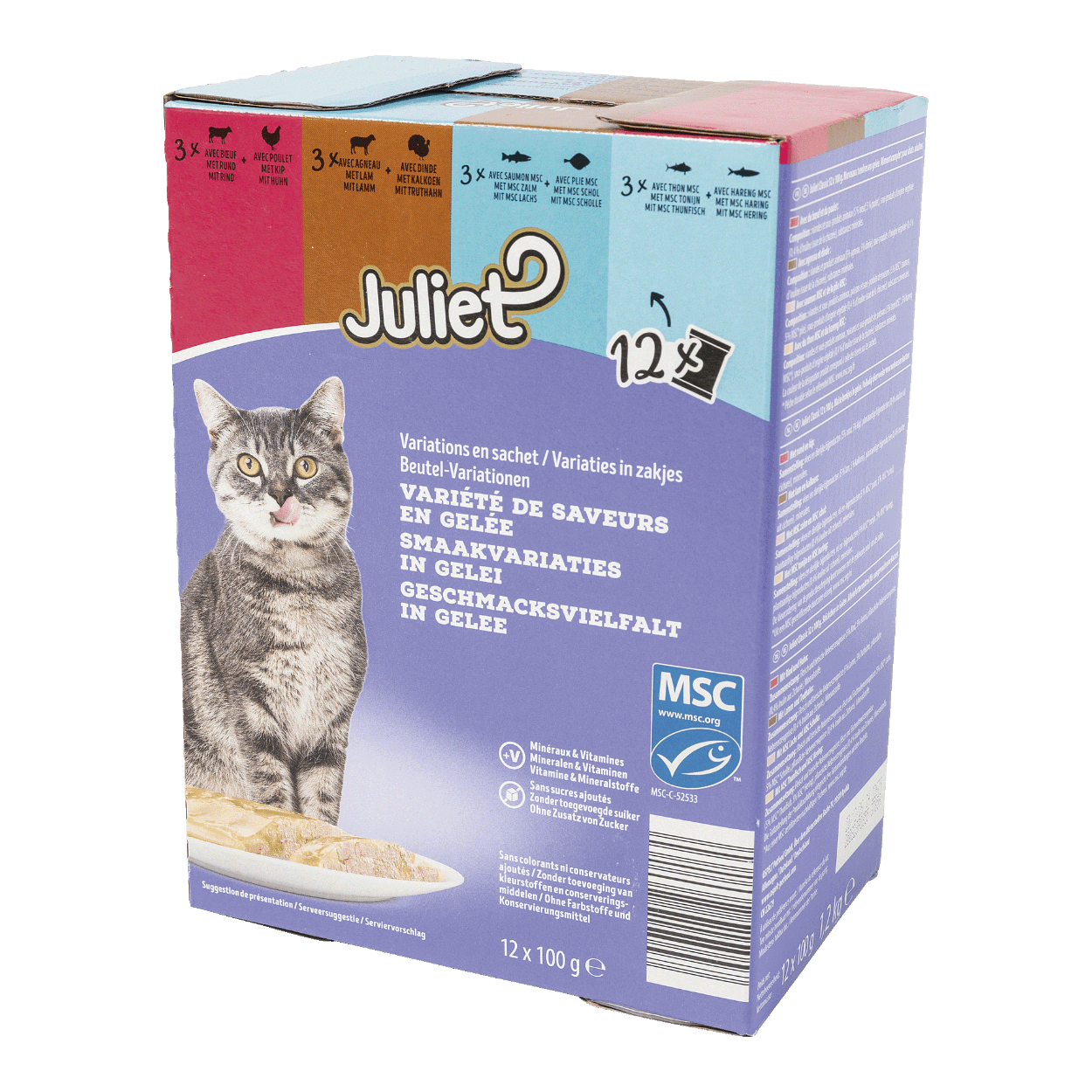 Aliment pour chats, 12 pcs JULIET® bon marché chez ALDI