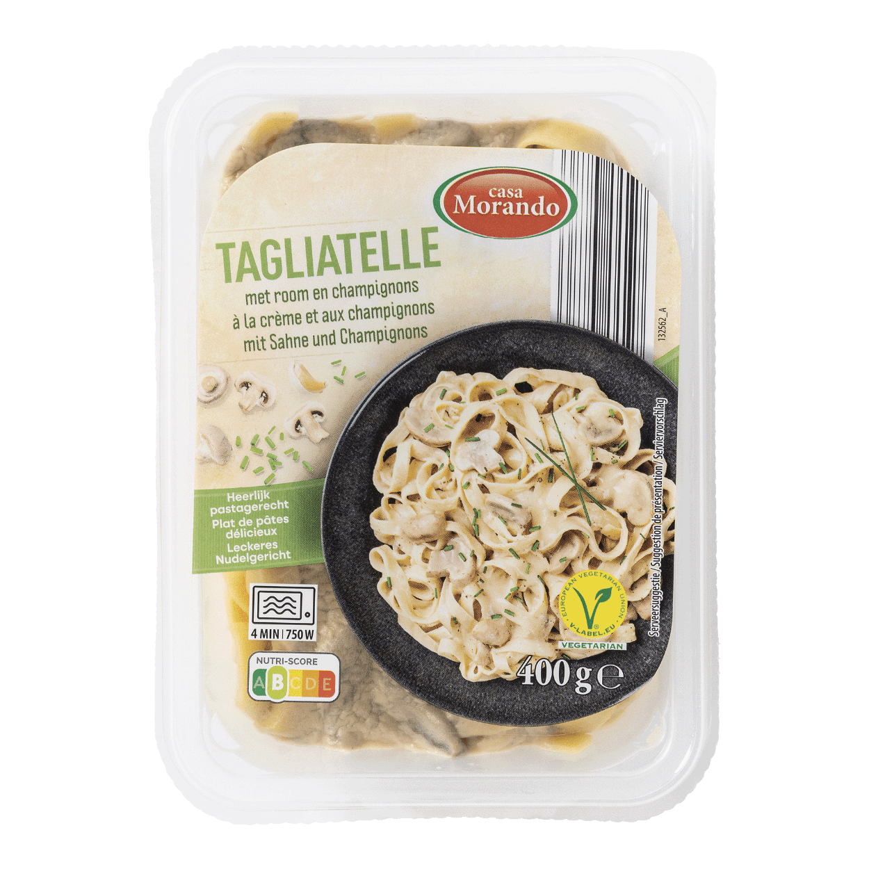Tagliatelle champignons ou penne arrabbiata CASA MORANDO® bon marché ...