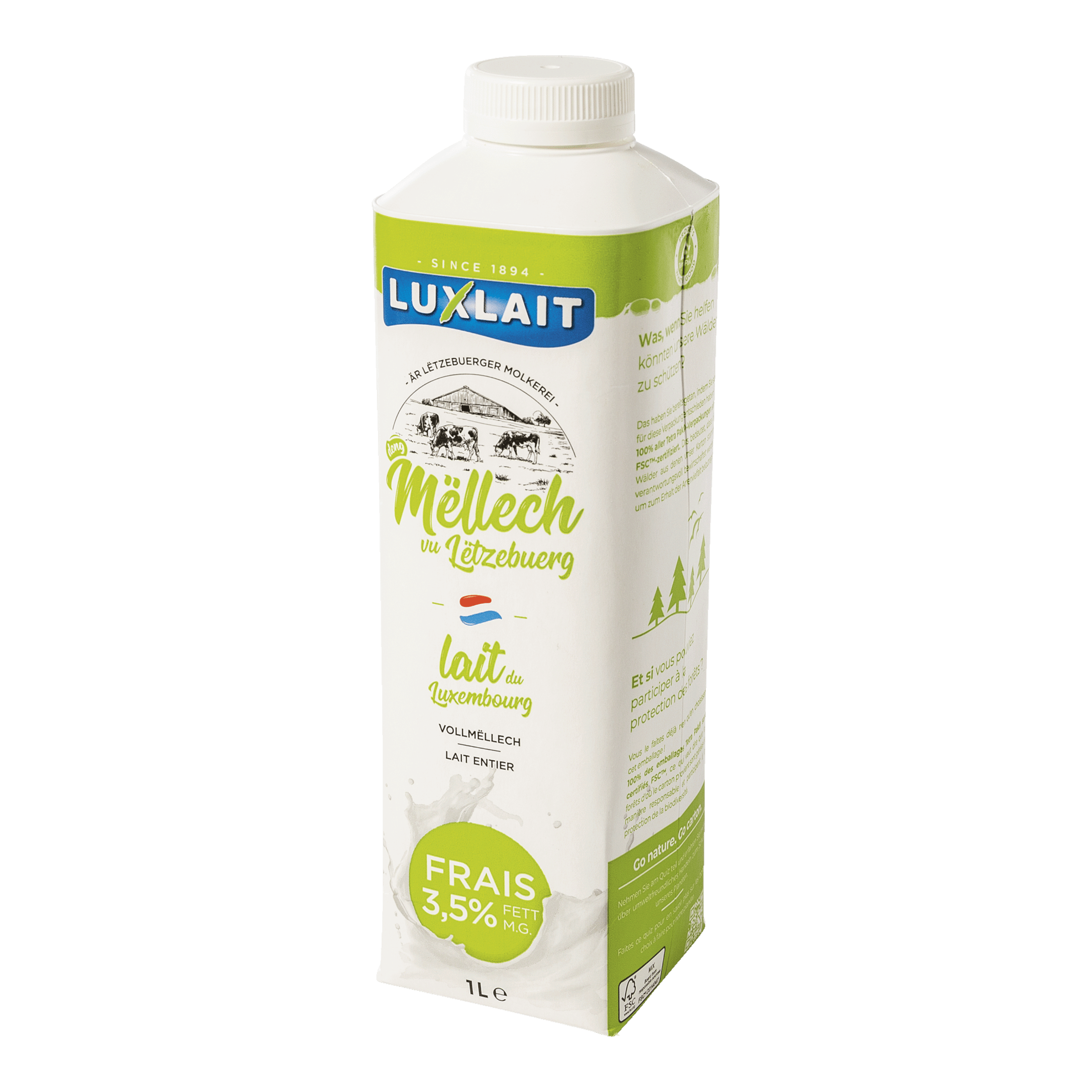 LUXLAIT® Lait entier frais bon marché chez ALDI