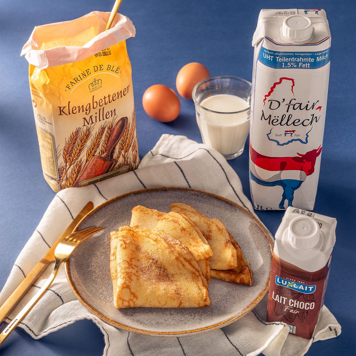 Crêpes bon marché chez ALDI