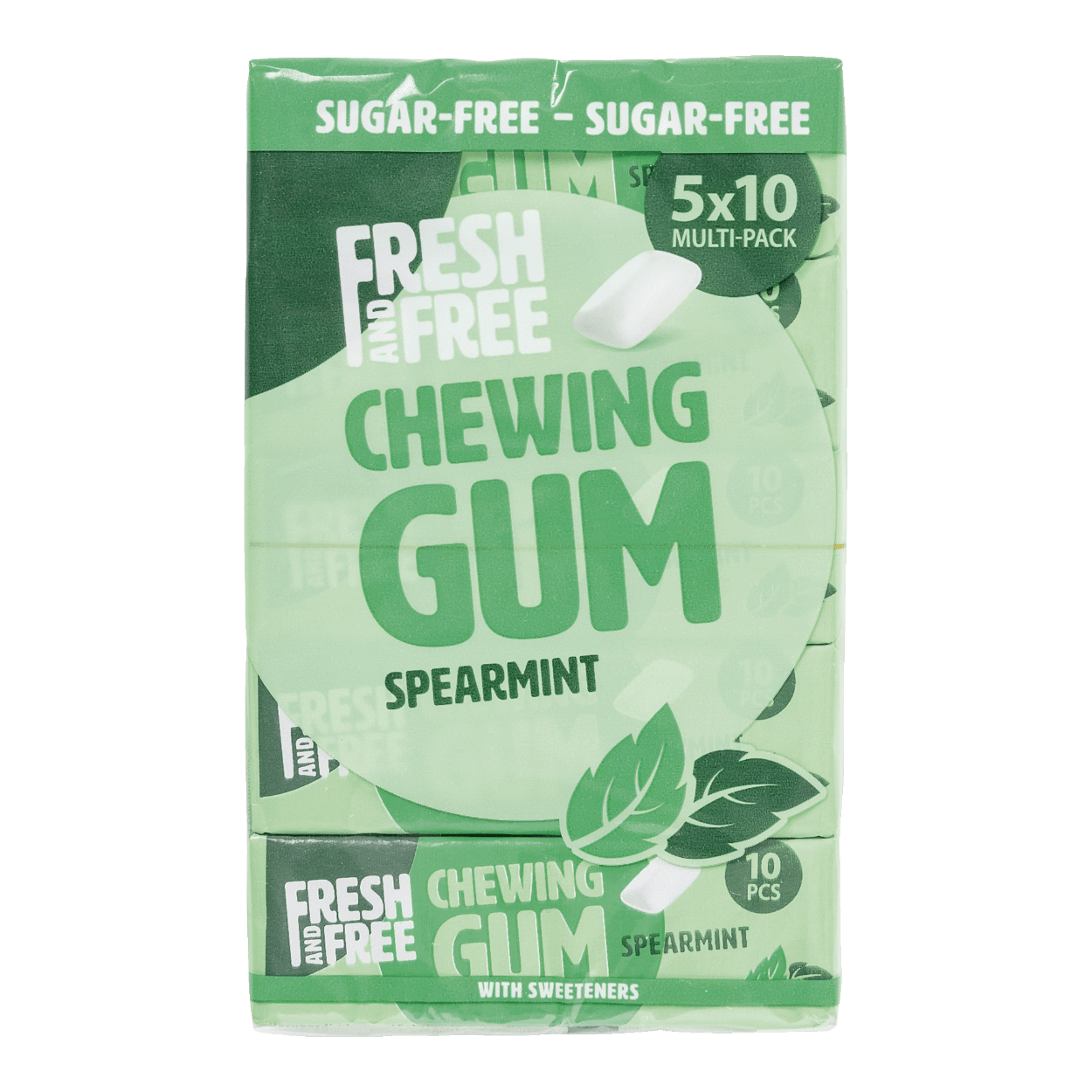 Chewing-gum, pack de 5 FRESH & FREE® bon marché chez ALDI