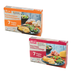 Crêpes fourrées bon marché chez ALDI