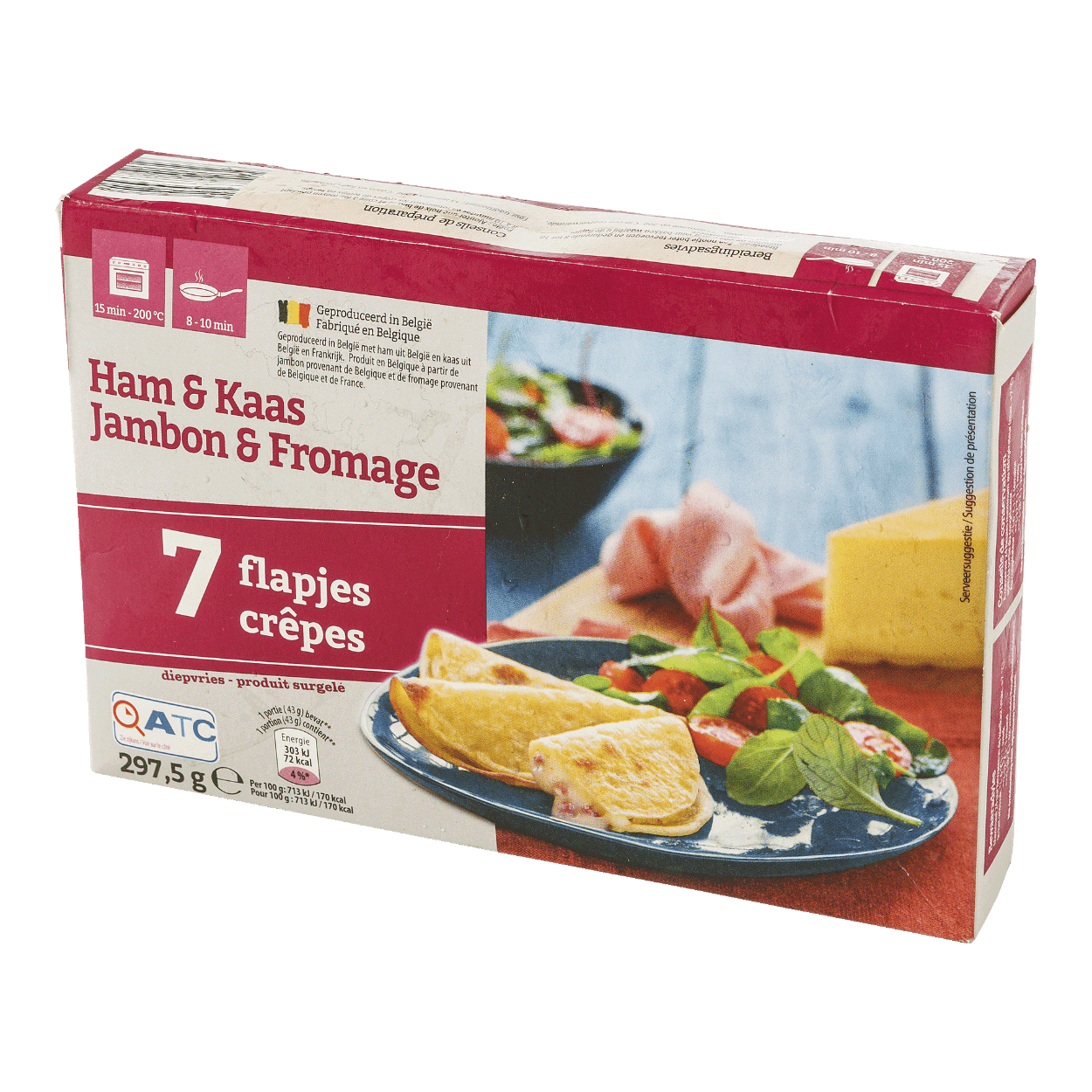 Crêpes fourrées bon marché chez ALDI