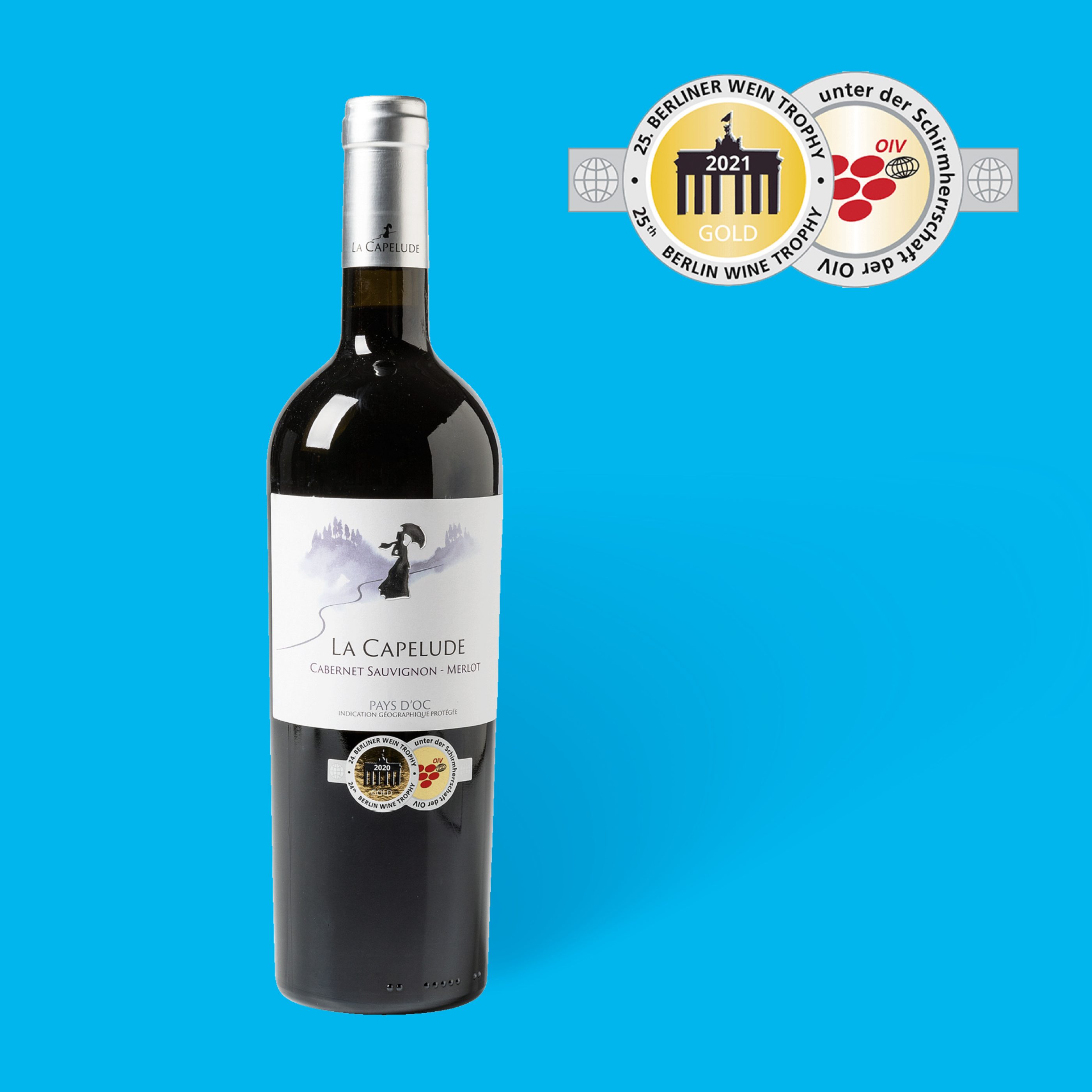 Cabernet Sauvignon-Merlot La Capelude Pays d'Oc IGP bon marché chez ALDI