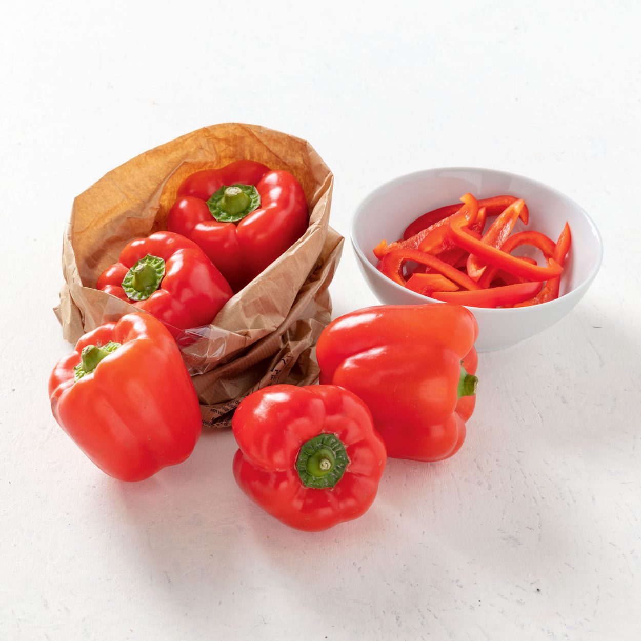 Poivrons rouges bon marché chez ALDI