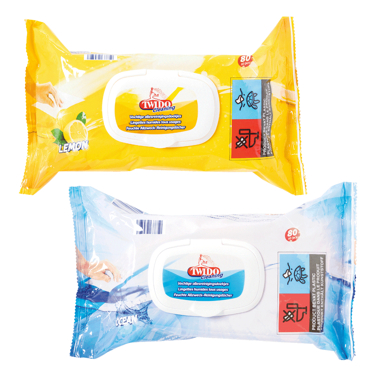 Lingettes multi-usages, 80 pcs TWIDO CLEANING® bon marché chez ALDI