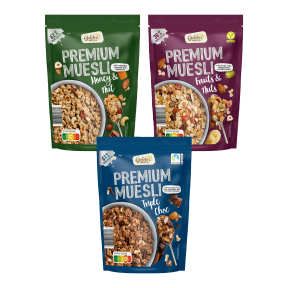 Muesli premium GOLDEN BRIDGE® bon marché chez ALDI