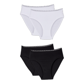 Slip midi avec dentelle, 2 pcs DIM® bon marché chez ALDI