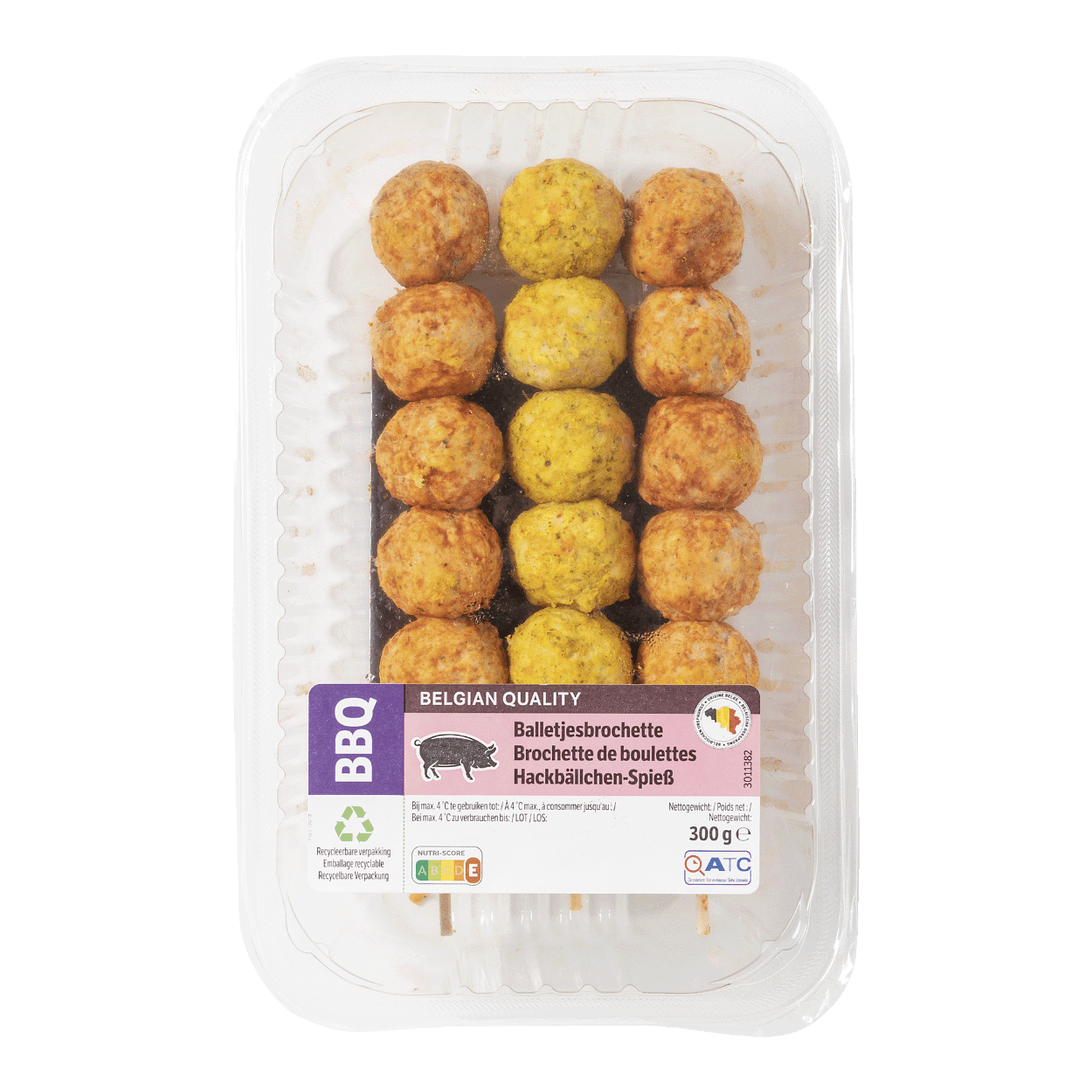 Brochettes de boulettes bon marché chez ALDI