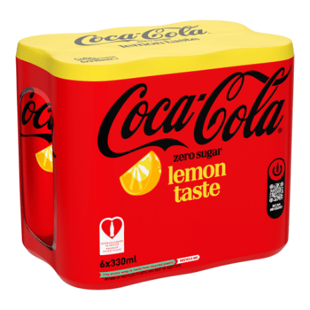 Coca-Cola lemon zero, 6 pcs COCA-COLA® bon marché chez ALDI
