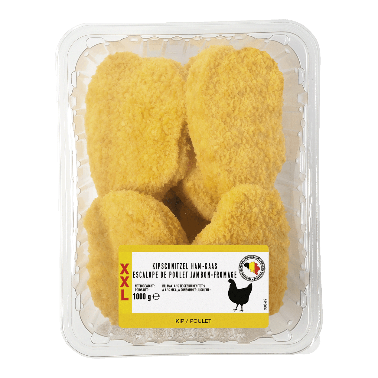 Escalope de poulet au jambon et au fromage, 8 pcs bon marché chez ALDI