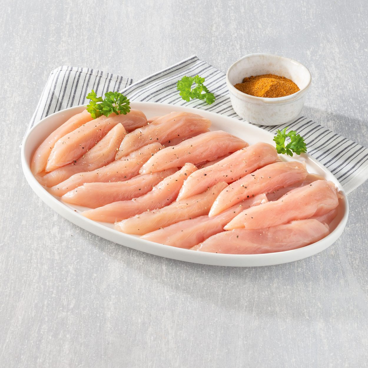 Aiguillettes de poulet bon marché chez ALDI