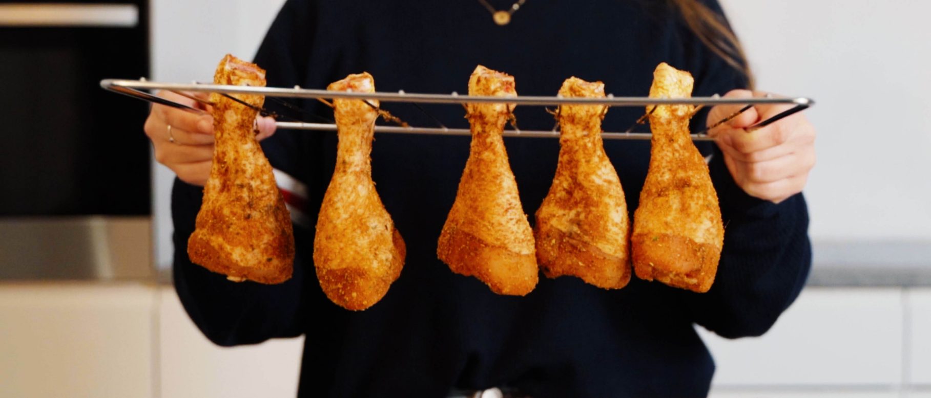 Pilons de poulet au four